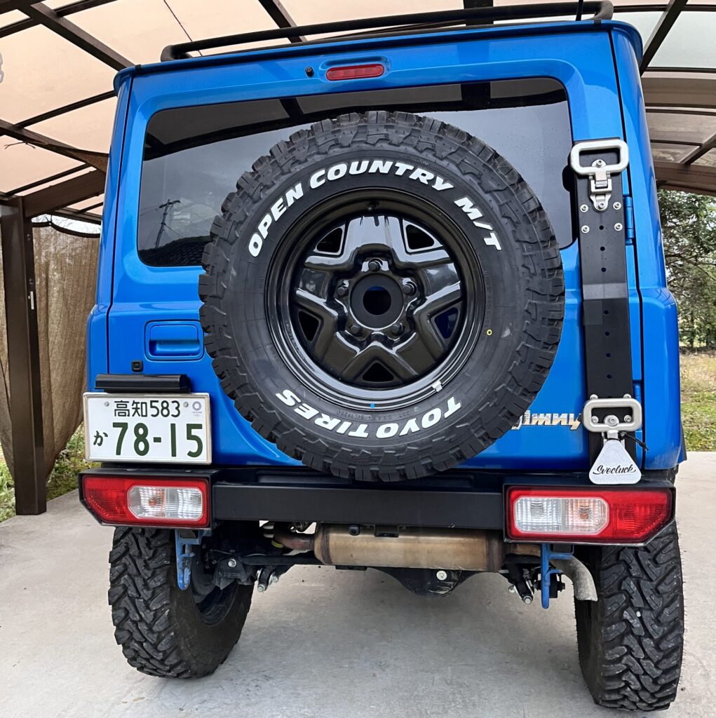 新型ジムニーJB64に225サイズのスペアタイヤを付ける人への注意点 | 新型ジムニー カスタムライフ